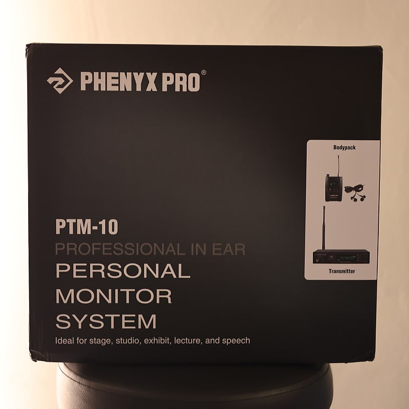Phenyx Pro PTM-10-1B | UHF Stereo Wireless In-Ear Monitor | Reverb