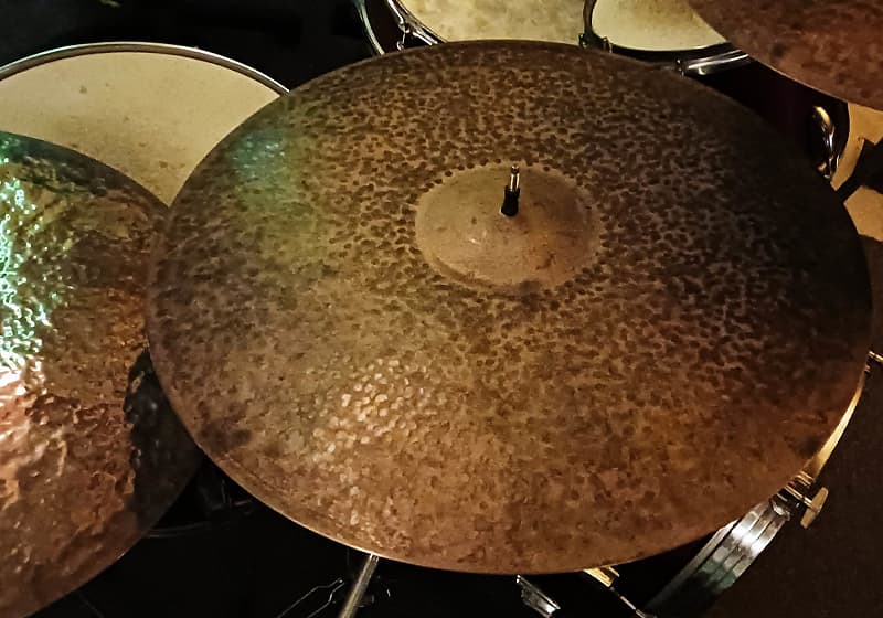 22" Istanbul Agop turk jazz ride with SOUNDFILE raw unlathed | Reverb