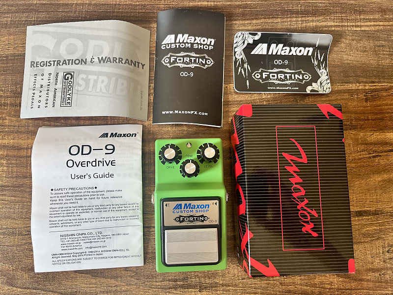 Maxon Fortin Modded OD9 - RARE Signed by Mike Fortin - 1/100 | Reverb