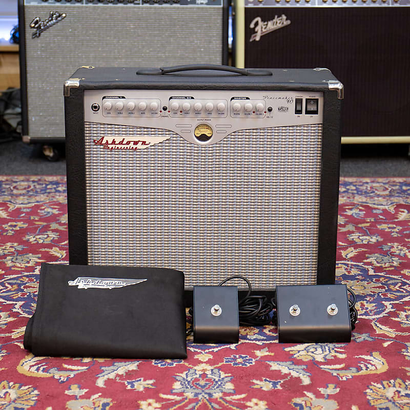 Ashdown Peacemaker 40 Guitar Combo Amp - Footswitch - Cover - | Reverb