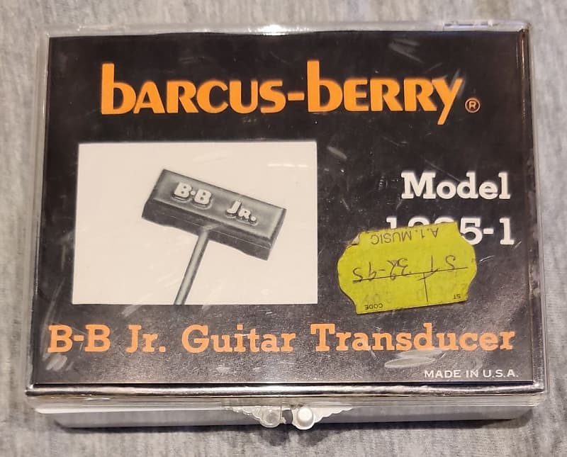Barcus-Berry B-B Jr. Guitar Transducer Model 1225-1 | Reverb