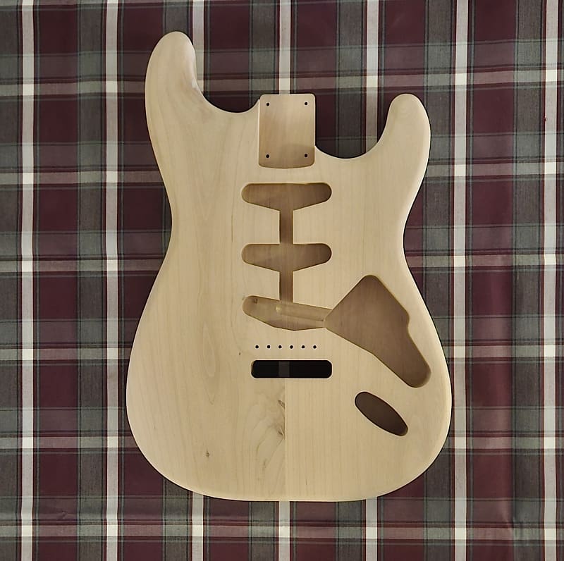 Woodtech Routing - Paint Grade Alder Stratocaster Body - | Reverb