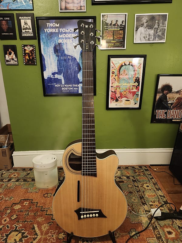 Warwick RockBass Alien Deluxe 6 String Acoustic Electric Bass | Reverb