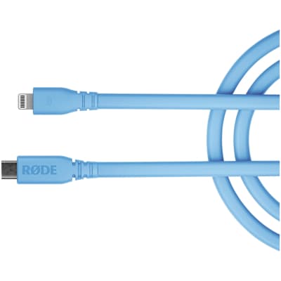 Rode SC19 1.5m USB-C to Lightning Accessory Cable, Blue | Reverb