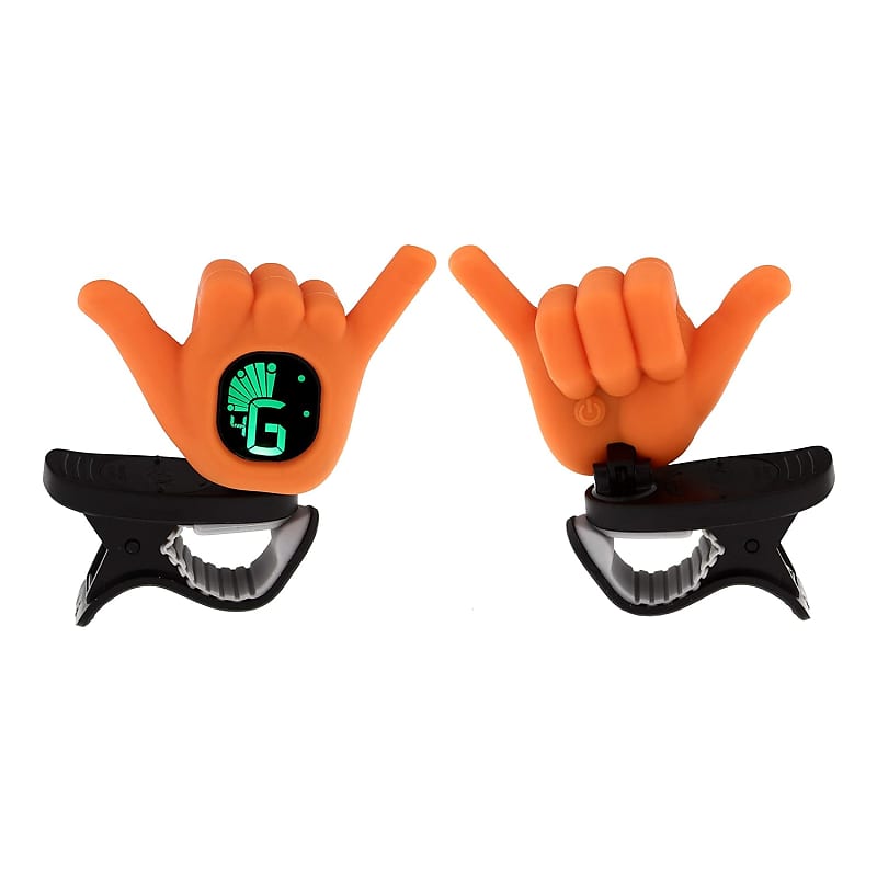 Hang Loose Shaka Hand Gesture Chromatic Clip On Tuner For | Reverb