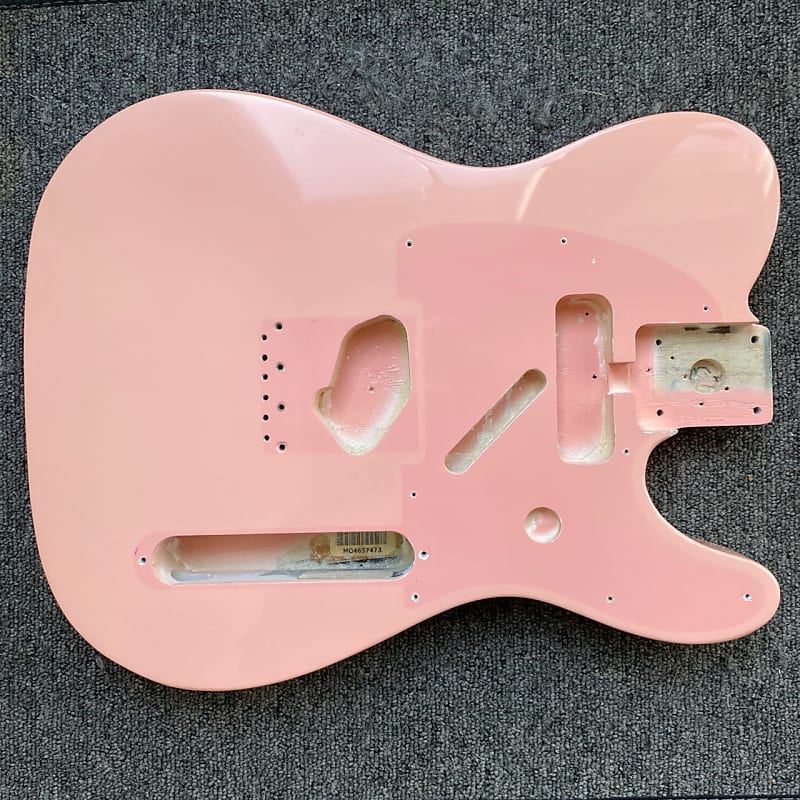 Fender Telecaster 2010s - Shell Pink Nitrocellulose | Reverb