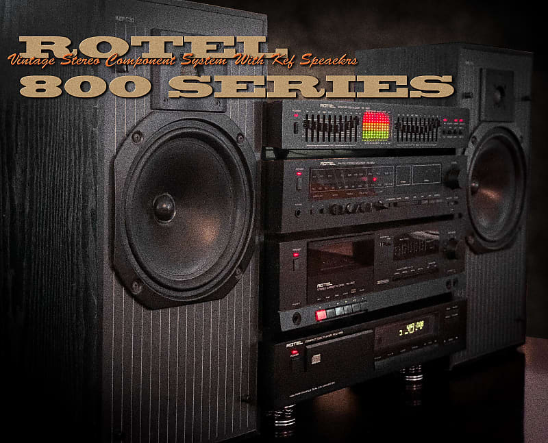 ROTEL 830 🌈RaRe🌈 Vintage Stereo Component System - | Reverb Australia