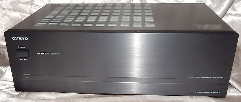 Onkyo M-282 stereo power amplifier | Reverb