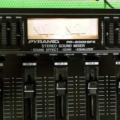 Pyramid PR-8300SFX Stereo Sound Mixer 2000s Black | Reverb