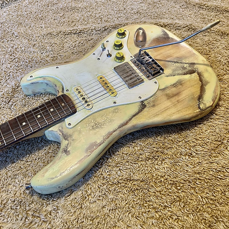 2024 Fender Partscaster - Relic Cream Strat - Seymour Duncan | Reverb