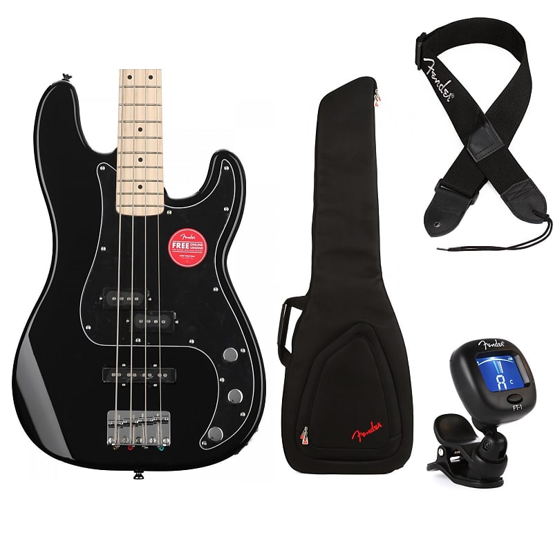 Squier Affinity Series Precision Bass Essentials Bundle - | Reverb