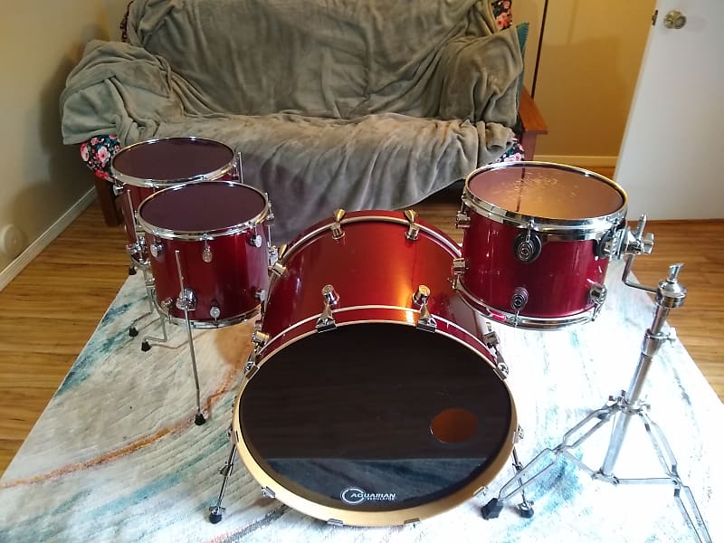 PDP CX Red sparkle drum Set | Reverb
