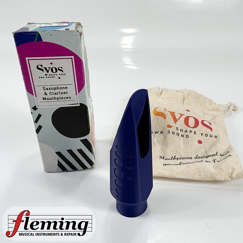 SYOS Steady Alto Mouthpiece 7 in Blue | Reverb