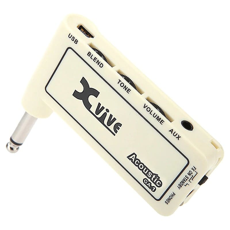 Xvive guitar mini headphone amp portable acoustic emulator | Reverb