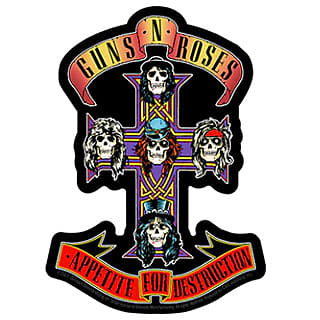 Guns and Roses Sticker | Reverb