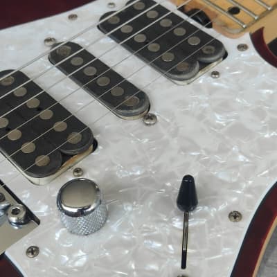 2018 Schecter Japan SD-2-24-AL HSH Superstrat (Quilt Top Red) | Reverb