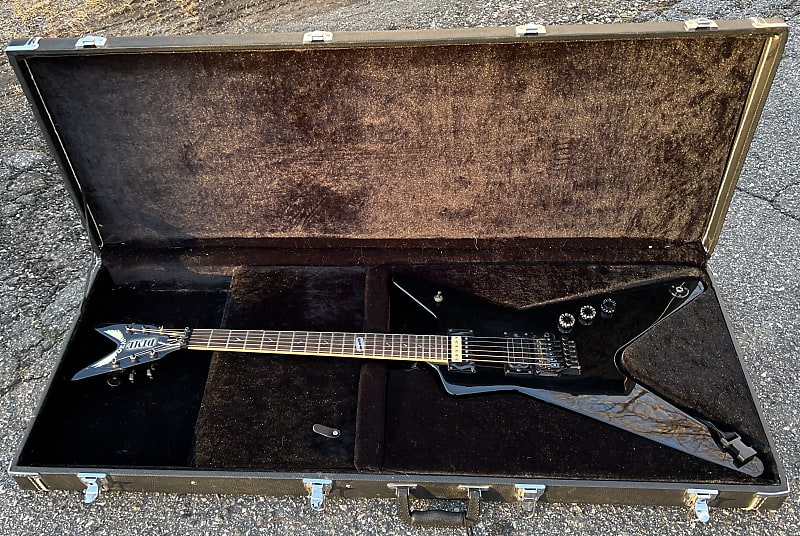 2007 Dean Dime Shadow ML W/OHSC Black Dimebag Darrell | Reverb