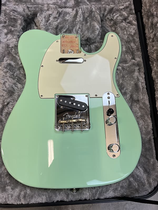 2017 Fender American Professional Telecaster Surf Green | Reverb