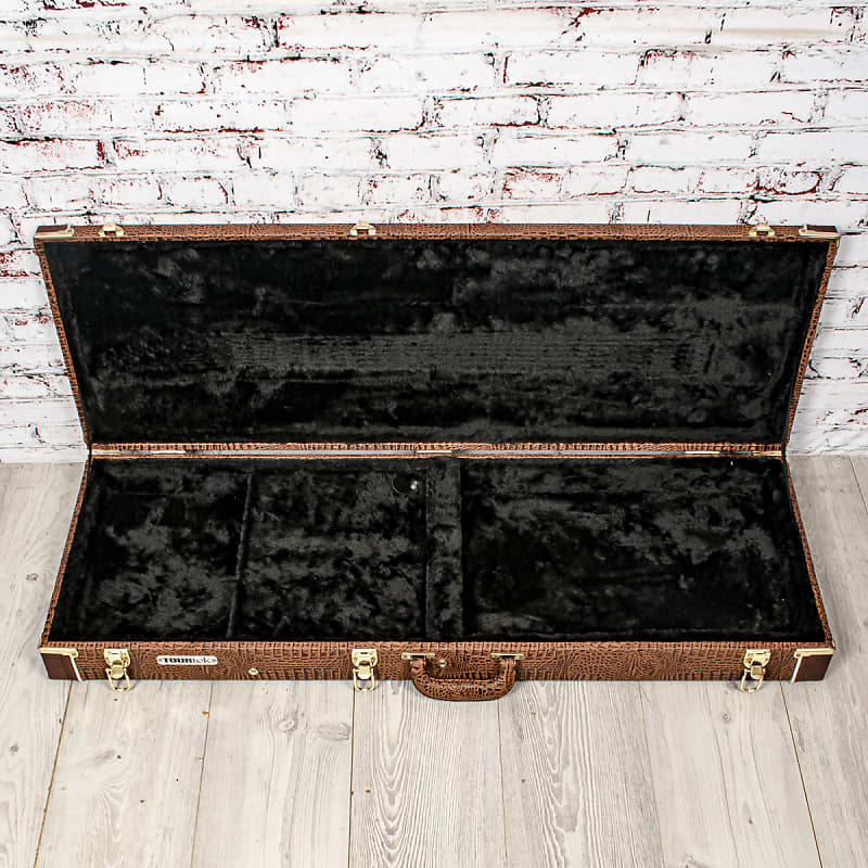 TOURtek - Electric Guitar Case - Alligator Print Rectangular | Reverb