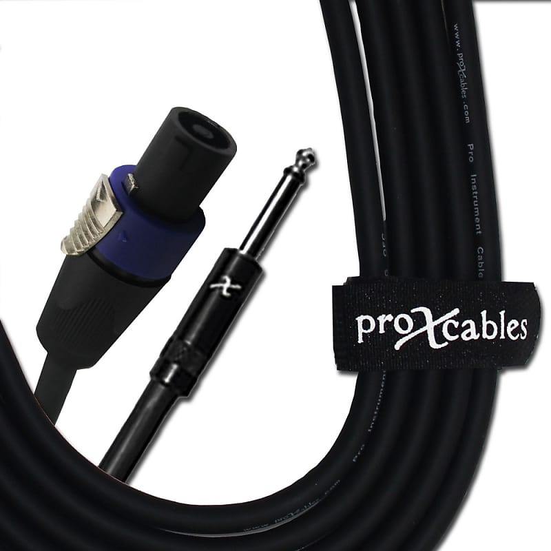 PRO-X XC-SQ25 SpeakOn/TS-M 1/4" Plug 25' x 12AWG Heavy Duty | Reverb