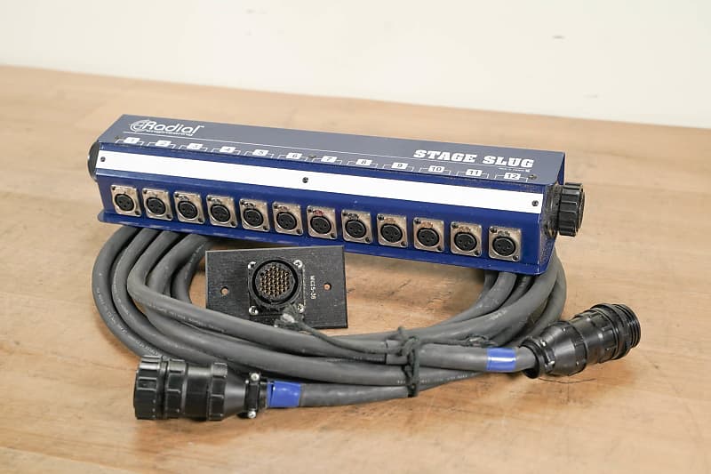 Radial Stage Slug with 25' Multpin Cable and Wall Mount | Reverb UK