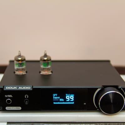 Douk DAC-t1 PRO HiFi Bluetooth Tube preamp USB DAC D/A Audio | Reverb