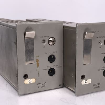 TAB V76/80 Tube Microphone Preamplifier (Pair) | Reverb