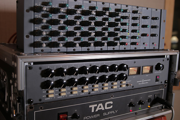 RARE Amek Outboard Rack with 10 modules. 6 x EQ, 2 x | Reverb