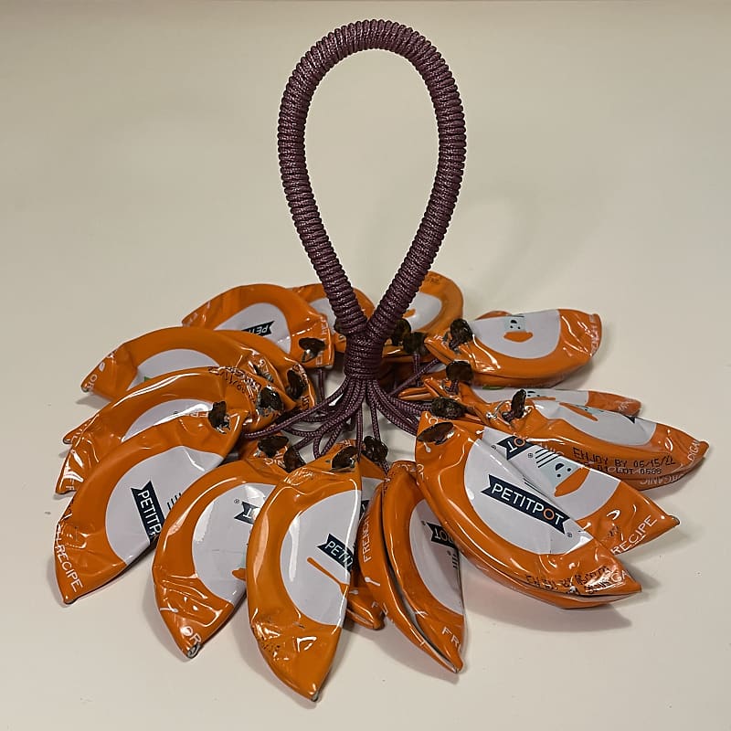 Upcycled Percussion - Jar Lid Hand Rattle / Shaker - Petit | Reverb