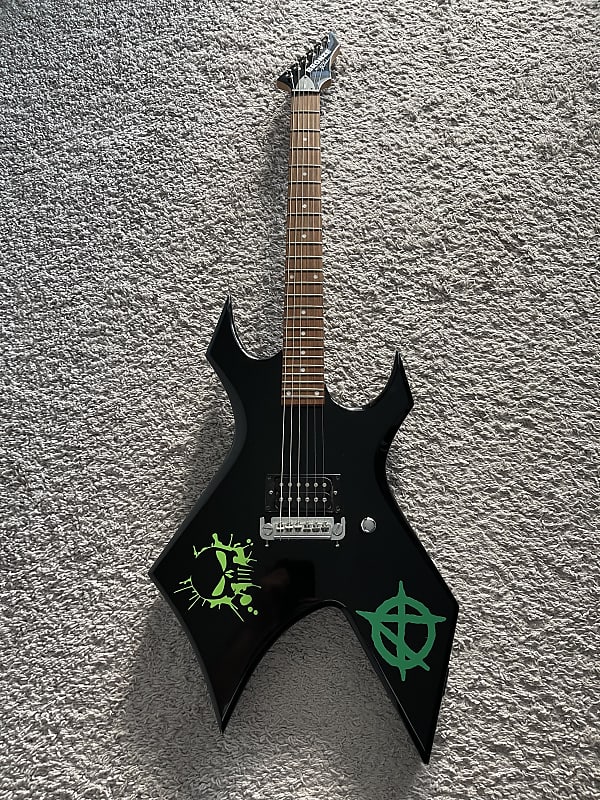 B.C. Rich Bronze Series Warlock Single Humbucker Black | Reverb