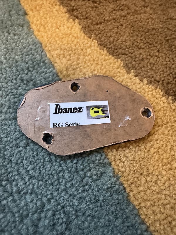 Ibanez RG-series Output Jack cavity backplate - Black | Reverb