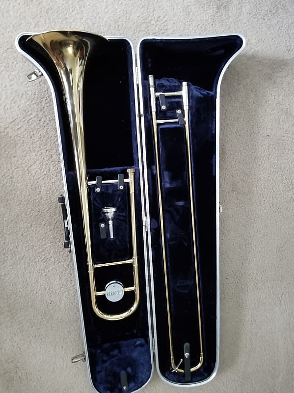Conn Trombone & Case, Model 16H, "Director" w/Conn 12C | Reverb
