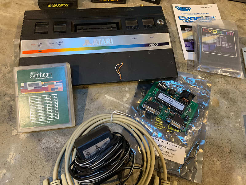 Atari 2600 + Highly Liquid Midi + Synth Cart + Test Cart + | Reverb UK