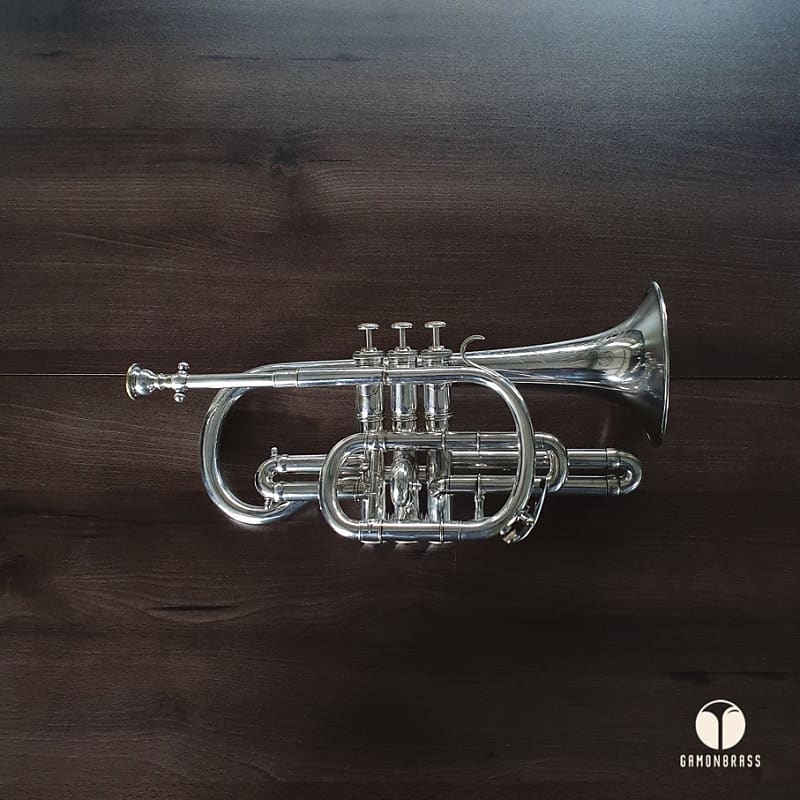 Beautiful French Besson Brevete Pre War Cornet, case, | Reverb