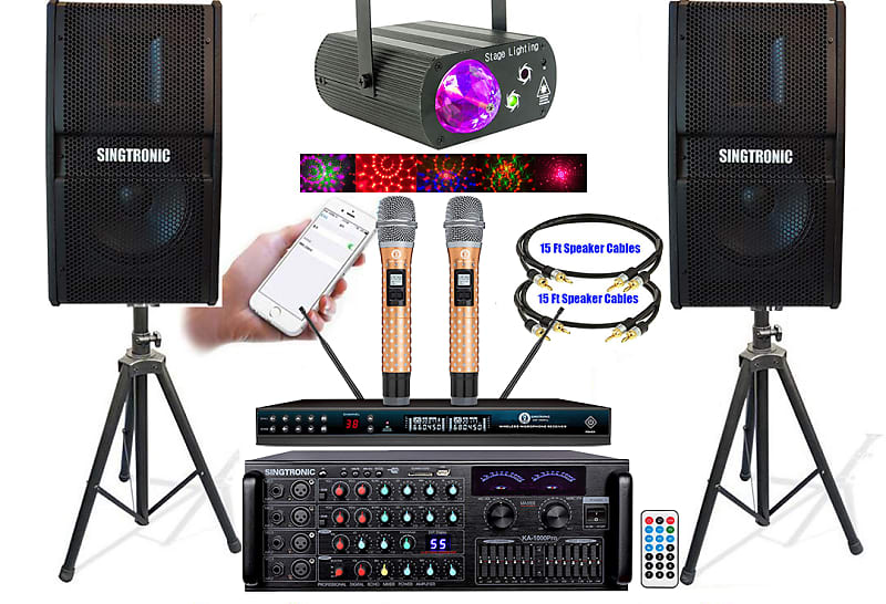 Singtronic Complete Karaoke Machine System 3000W w/ 16 | Reverb