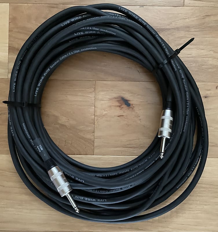 Livewire E lite 12g speaker cable 50 feet - 1/4 " to 1/4", | Reverb