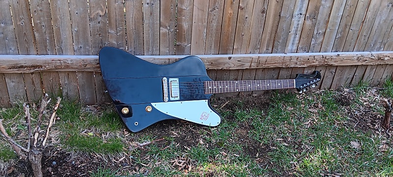 Greco Firebird I 1988 - Gloss Black | Reverb