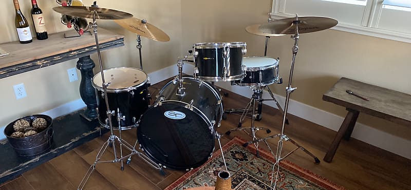Sound Percussion Labs Drum Set Black | Reverb