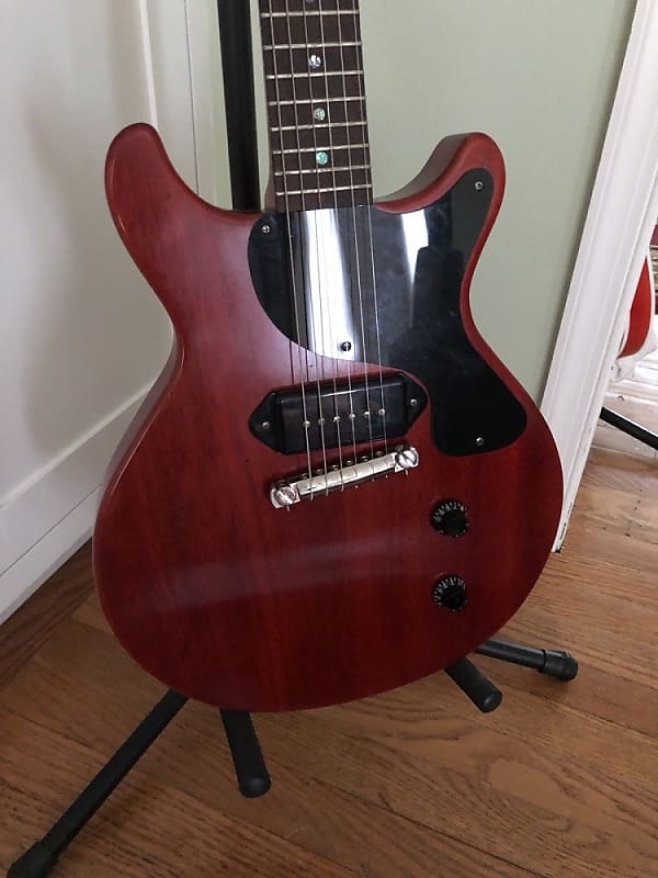 59 LP Junior DC Replica Guitar Cherry Red | Reverb