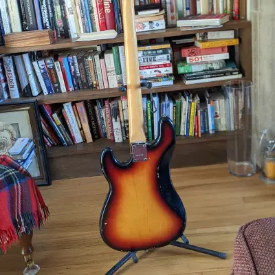 MI Electric Bass Sunburst Tortoise Shell | Reverb