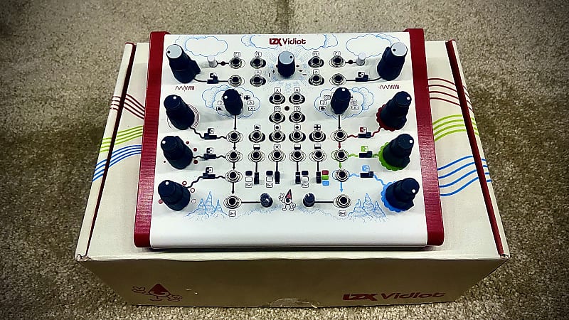 LZX Vidiot 2017-2019 - Red and White | Reverb