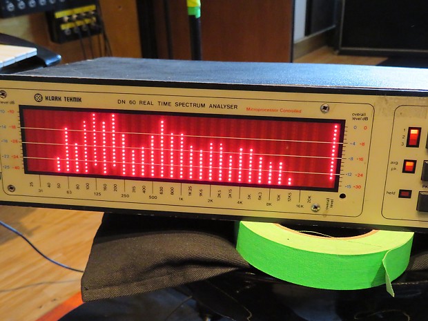 KLARK-TEKNIK DN-60 DN60 RTA REAL TIME SPECTRUM ANALYSER | Reverb
