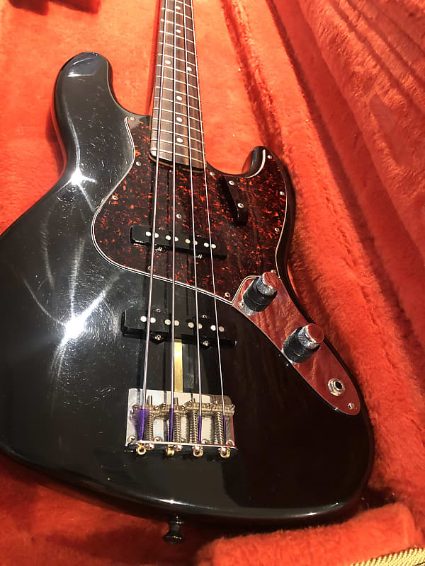 Fender ‘62 reissue Jazz Bass 1996 Black | Reverb