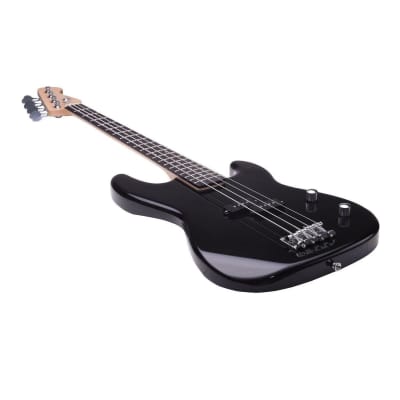 Artist APB Black Bass Guitar w/ Accessories | Reverb
