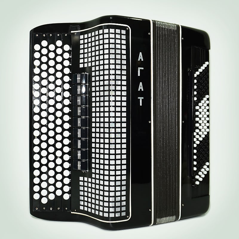 Russian Bayan Converter Button Accordion, Double Cassotto | Reverb