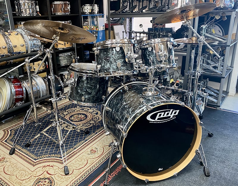 Complete 5 Piece Maple PDP kit with all cymbals and hardware | Reverb