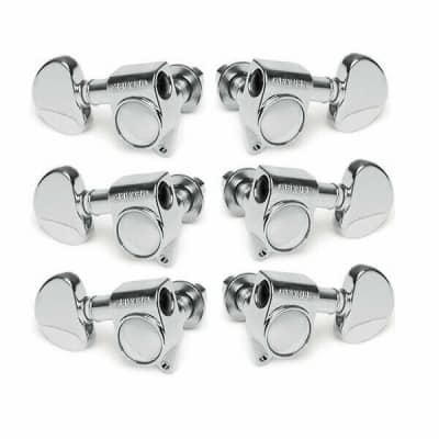 Grover 106 C . 3 on a side- large, self lock gears in Chrome | Reverb