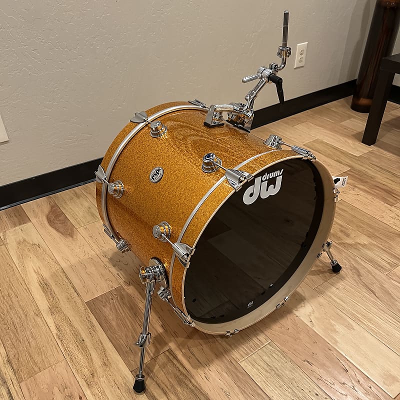 DW Collector's Series 16x20" Pure Maple Kick Drum in Gold | Reverb