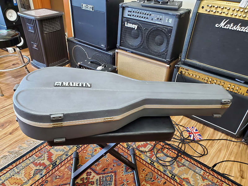 Vintage Martin 00 case 70s - blue | Reverb