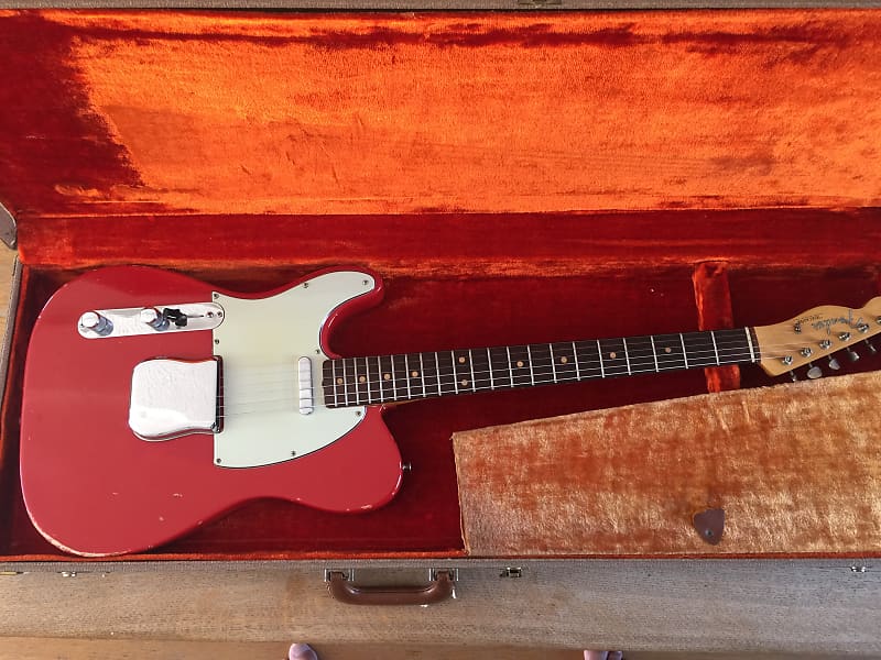 Fender Left Handed Telecaster 1962 Fiesta Red | Reverb